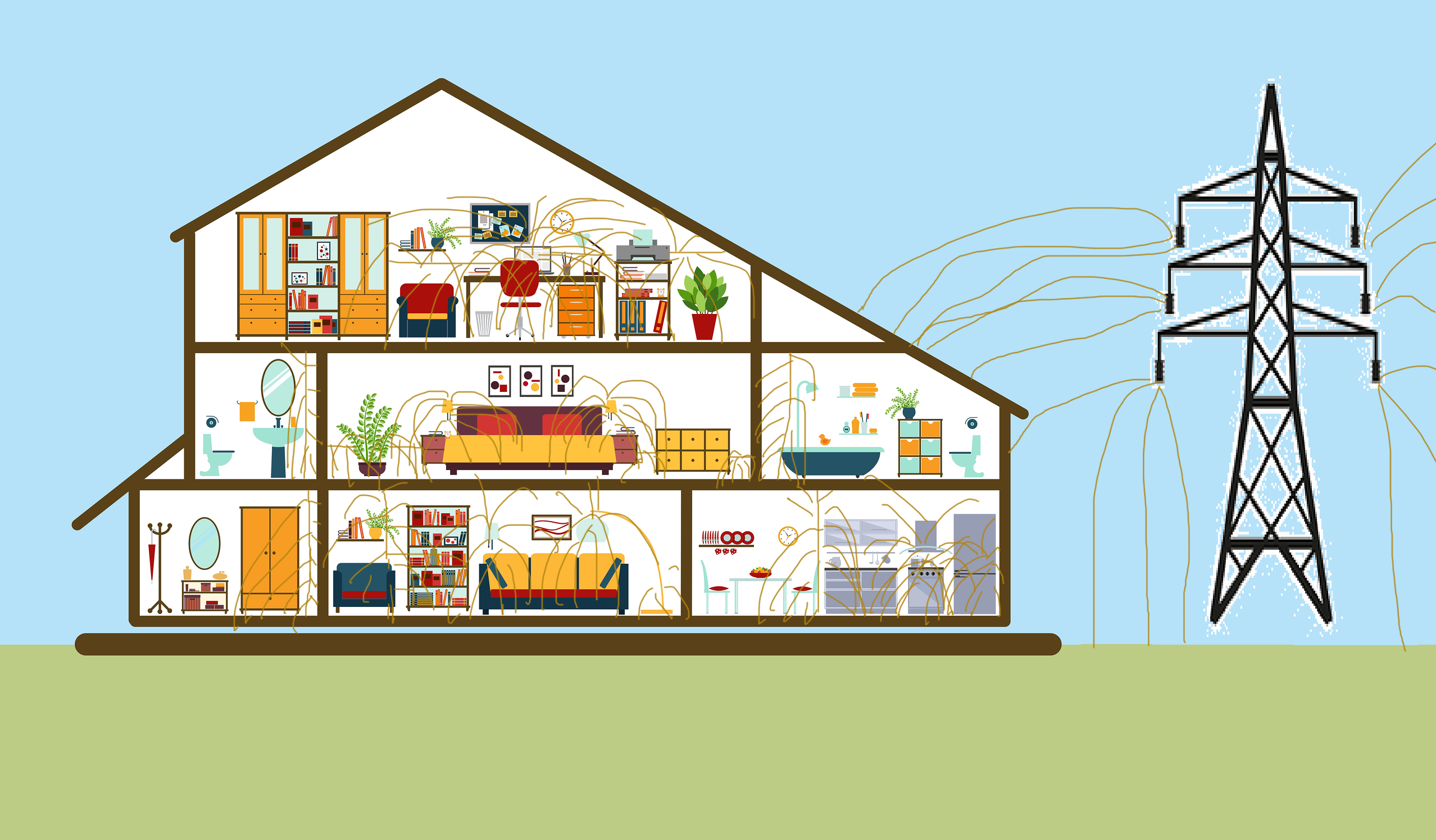 electric house emf radiation with electric - Organic Housewife